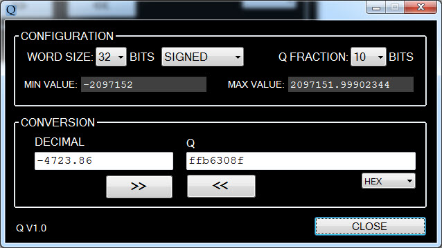 Q - The Q-Format Converter